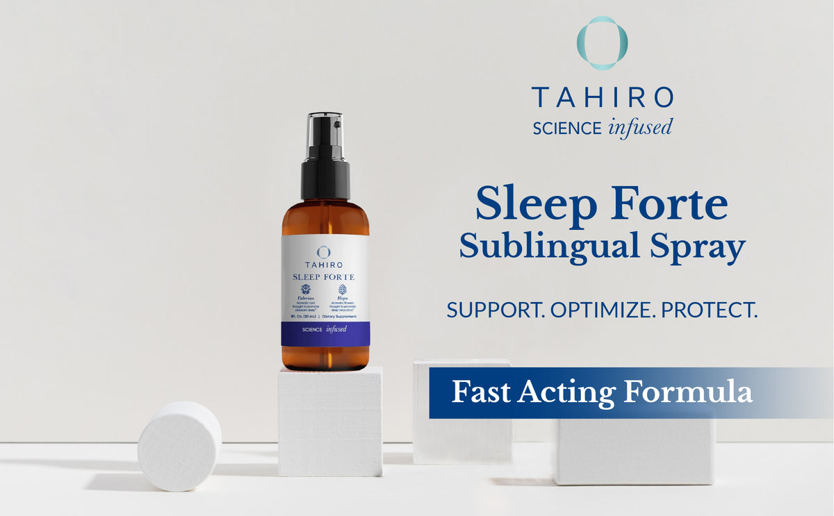 Sleep Forte. Sublingual Spray. Fast-Acting Sleep Aid Formula | Tahiro
