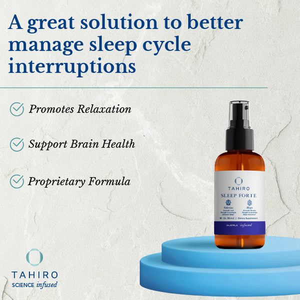 Sleep Forte. Sublingual Spray. Fast-Acting Sleep Aid Formula | Tahiro